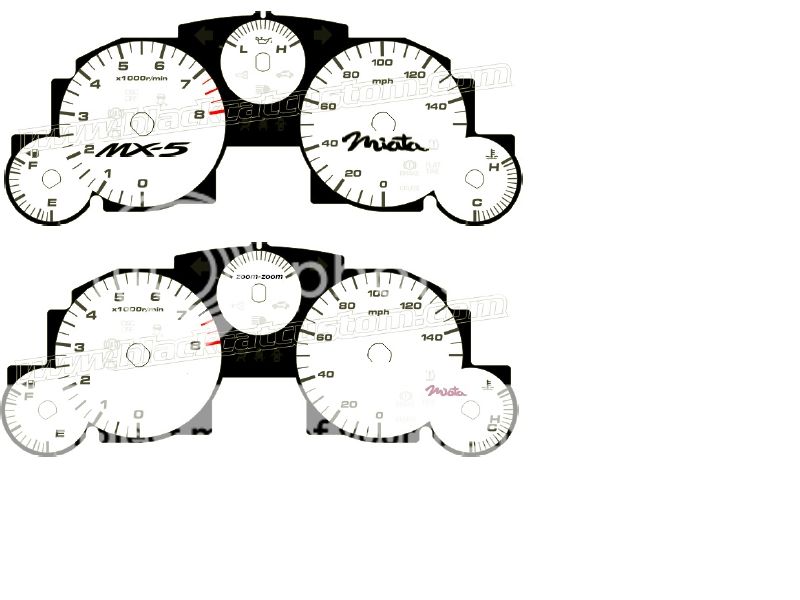 White gauge faces NC2 - Page 2 - MX-5 Miata Forum