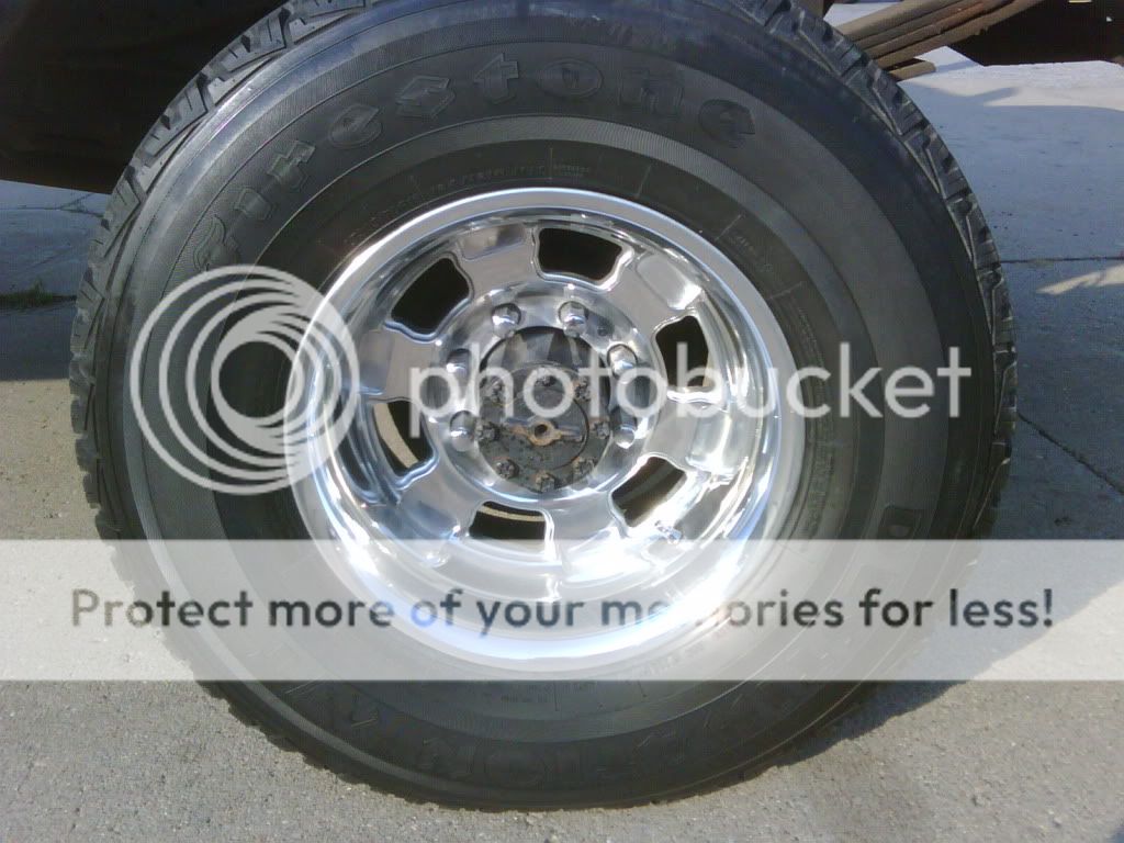 16x10 rims with 305x70x16 all terrains for trade plus cash | Ford ...