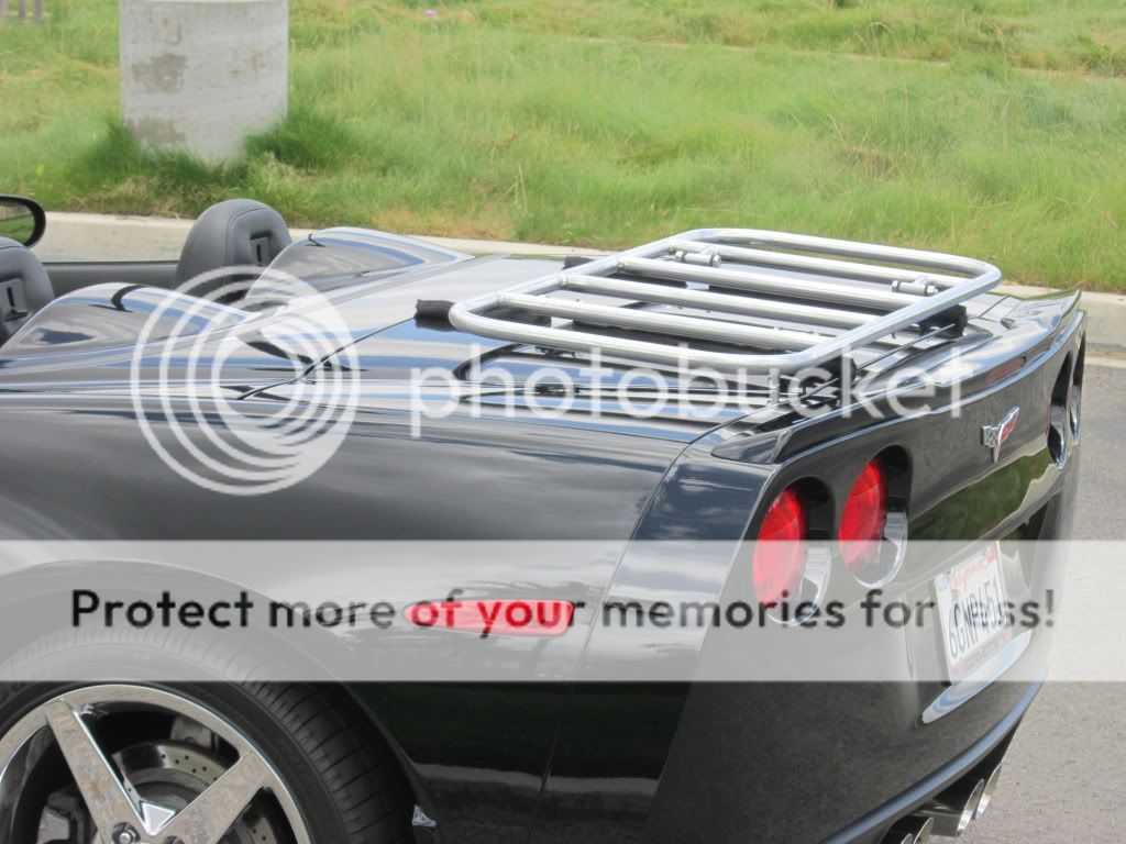 Pics of Chrome Version Looking Luggage Rack for a C6 Vert ...