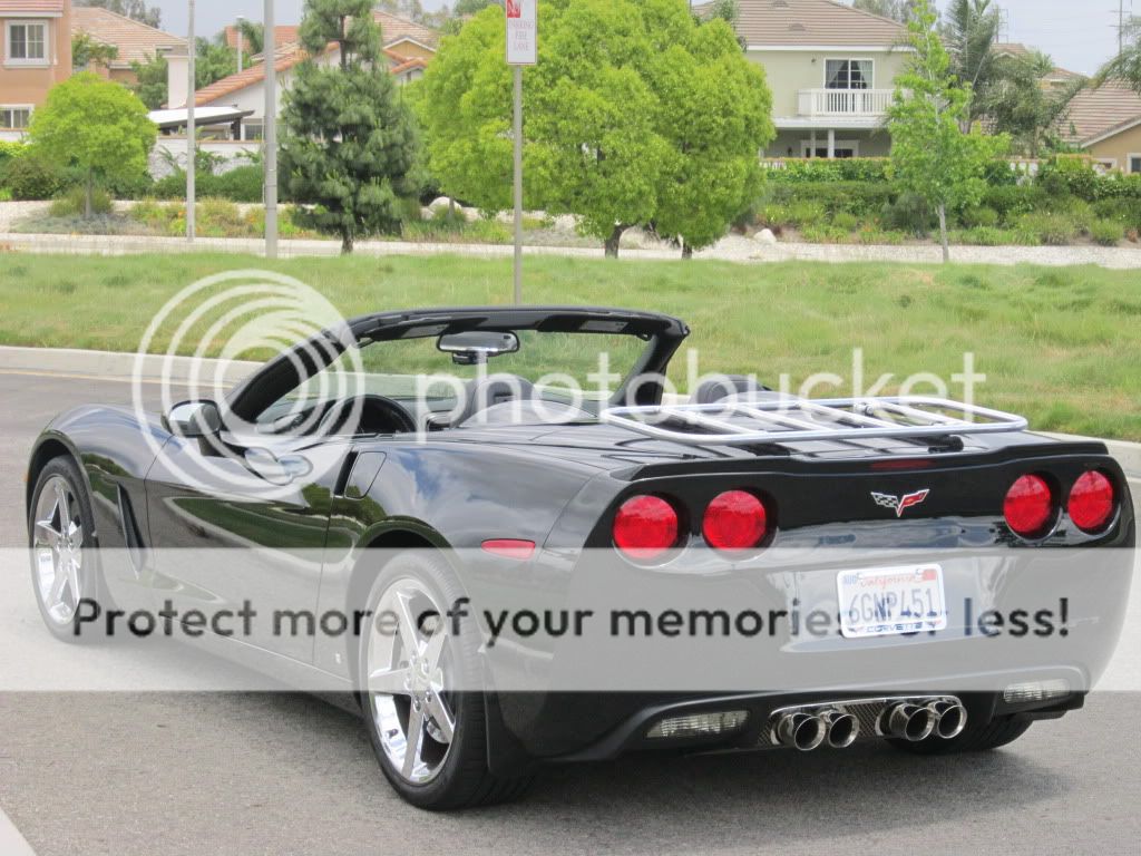 Pics of Chrome Version Looking Luggage Rack for a C6 Vert ...