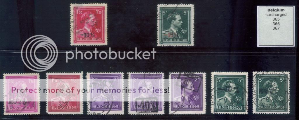 Belgium 1946 Provisional Surcharges - Stamp Community Forum